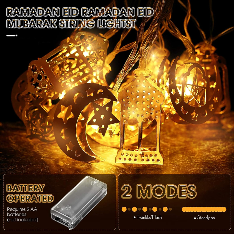 Lampu Raya 3M 20LED Hari Raya Lights Battery＆USB Powered Fairy Lights ...