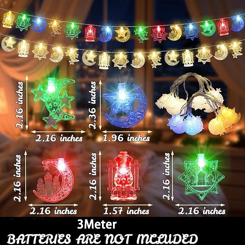 3M-10M Hari Raya Lights LED Ramadan Lights Fairy Lights Lampu Raya USB ...