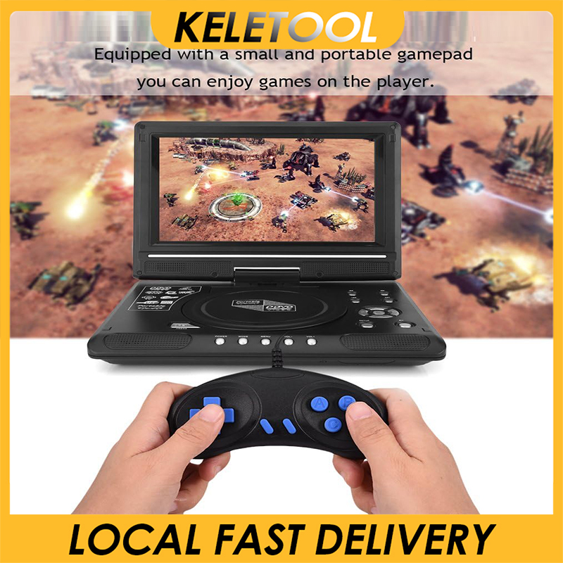 portable DVD player with screen 9.8 7.8-inch mini DVD video disc player ...