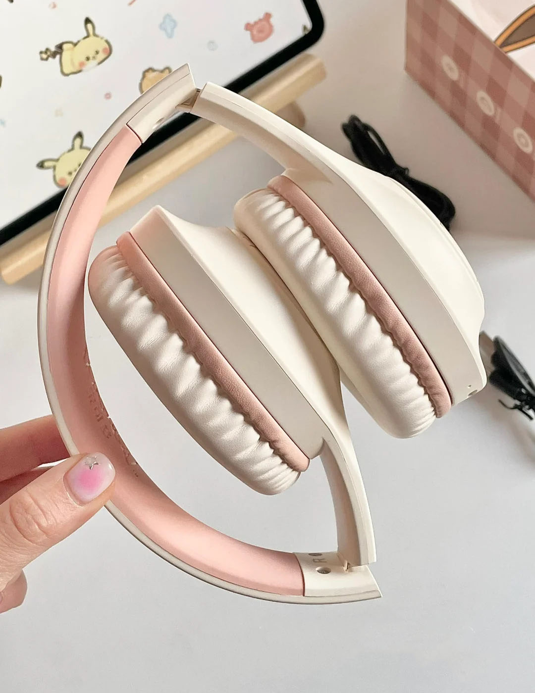 Pokemon PM05 Bluetooth 5.4 Wireless Headphones With LED Eevee HiFi ...