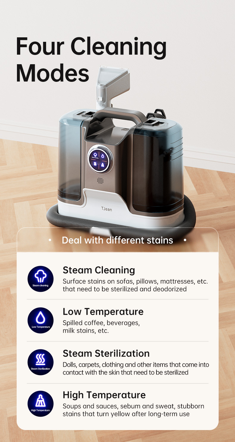 TJean Portable Spot Cleaner Floor Cleaner Vacuum Cleaner Fabric Sofa ...