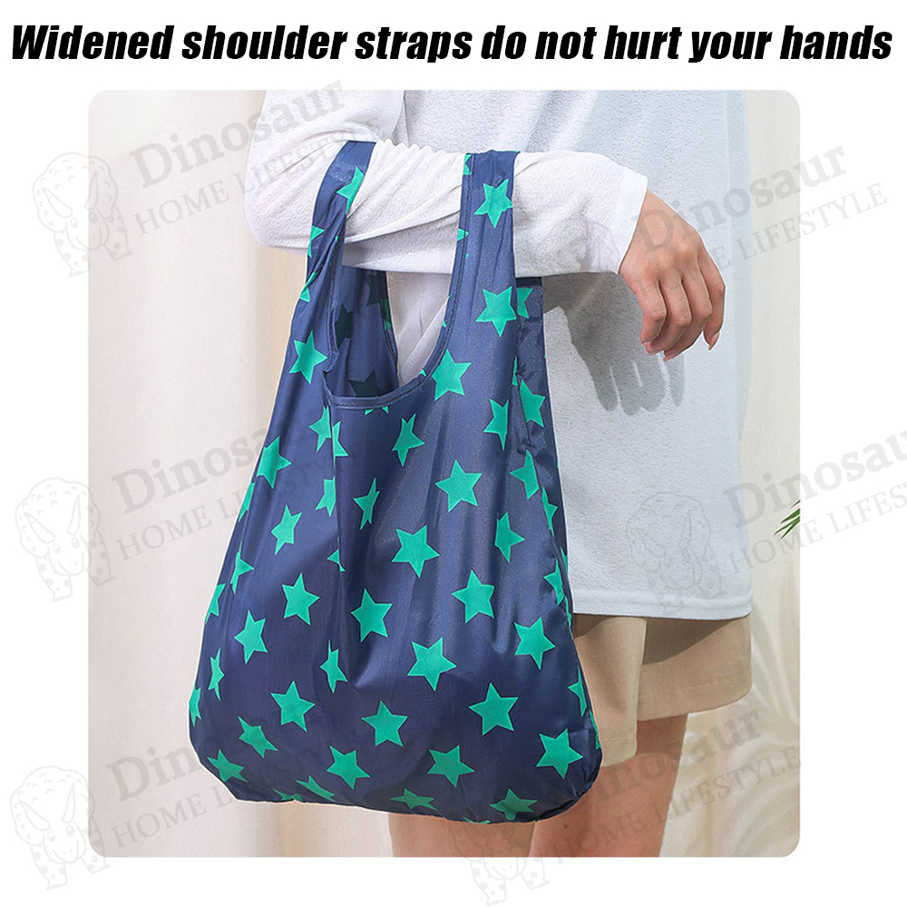 🇸🇬 ReadyStock - Recycle Foldable Shopping Bag Eco-Friendly Tote Travel ...