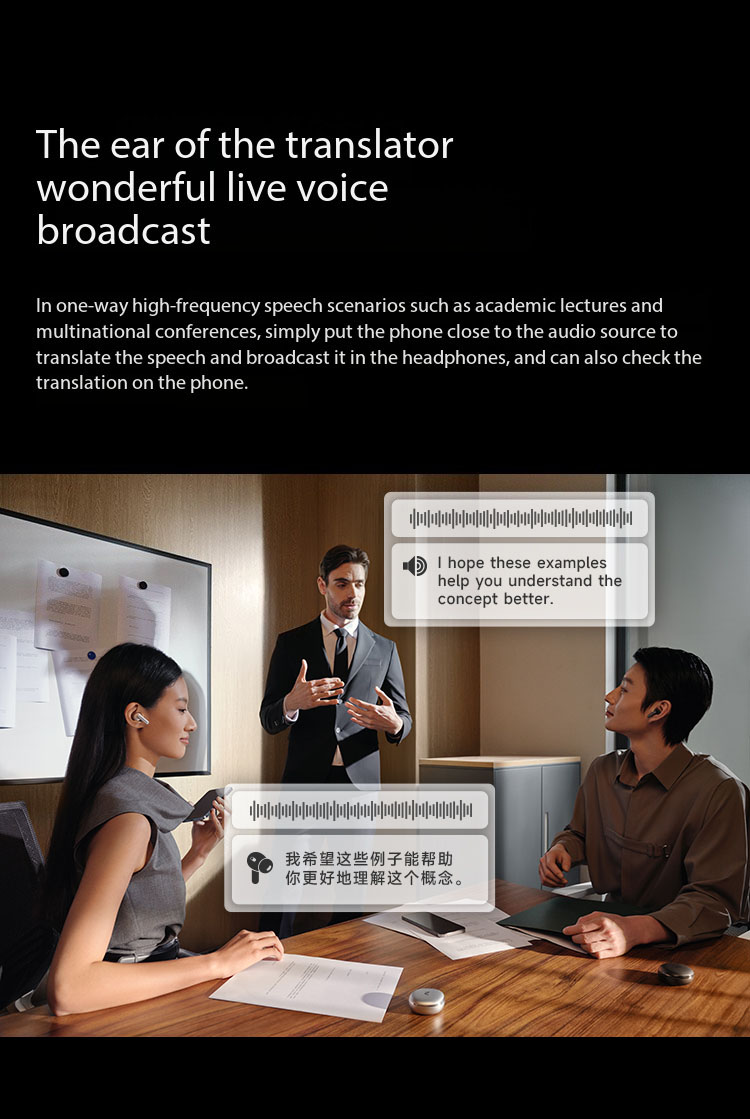 Iflytek Iflybuds Pro2 AI Conference headphone Pro2 Recording real-time ...