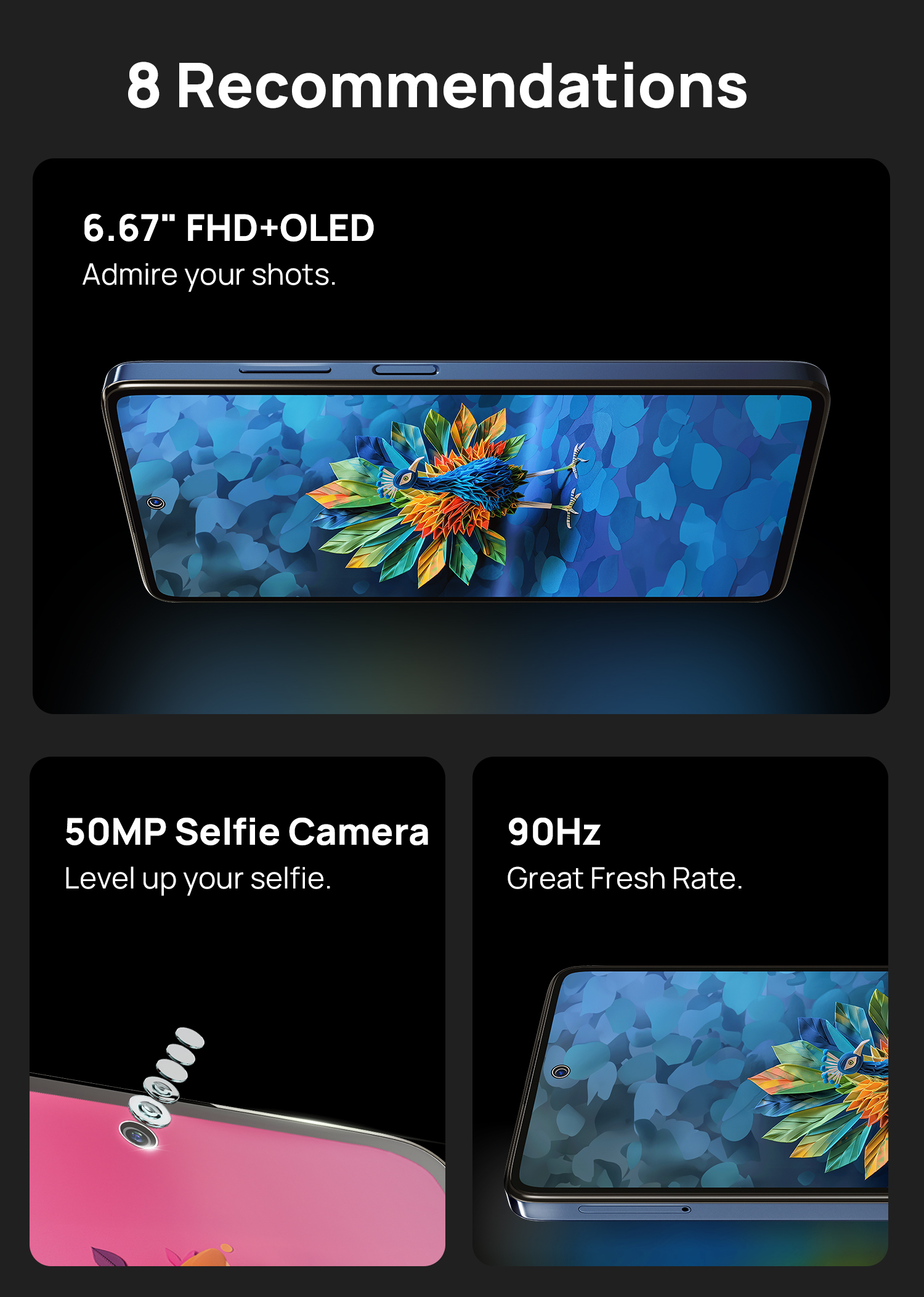 HMD Crest 5G 50MP Selfie 6.67‘’ OLED Screen 33W Fast Charging & HMD Smartphone Pulse Pro Android ...