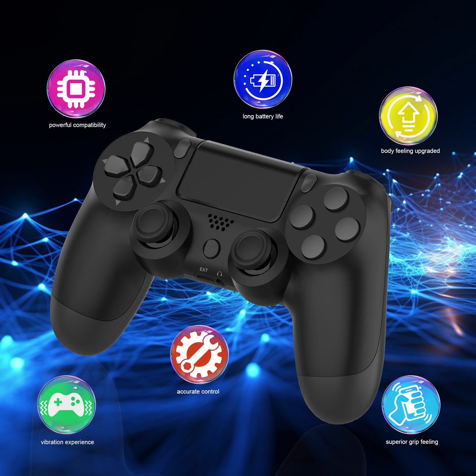 New New Bluetooth Wireless Game Controller Joystick Gamepad for Laptop ...