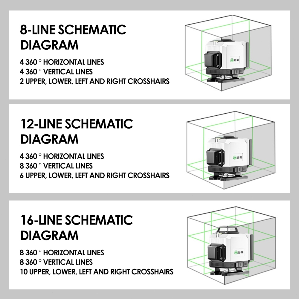 16 line laser level measurement timbang air laser laser bangunan ...