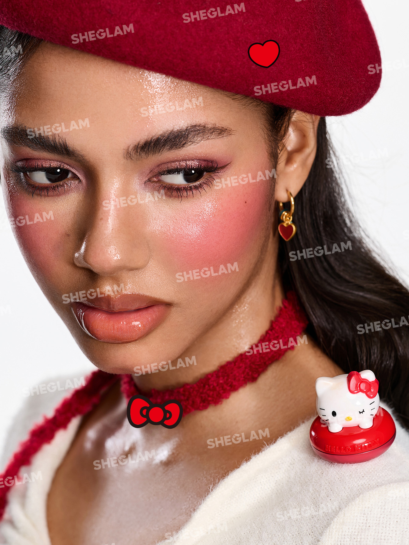 Hello Kitty | SHEGLAM True Love Dewy Multi-use Balm | Shopee Singapore