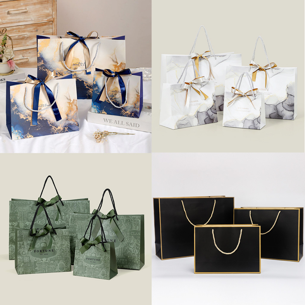 【SG Stock】Premium gift bag/gift packaging bag/Birthday Party Goodie Bag ...