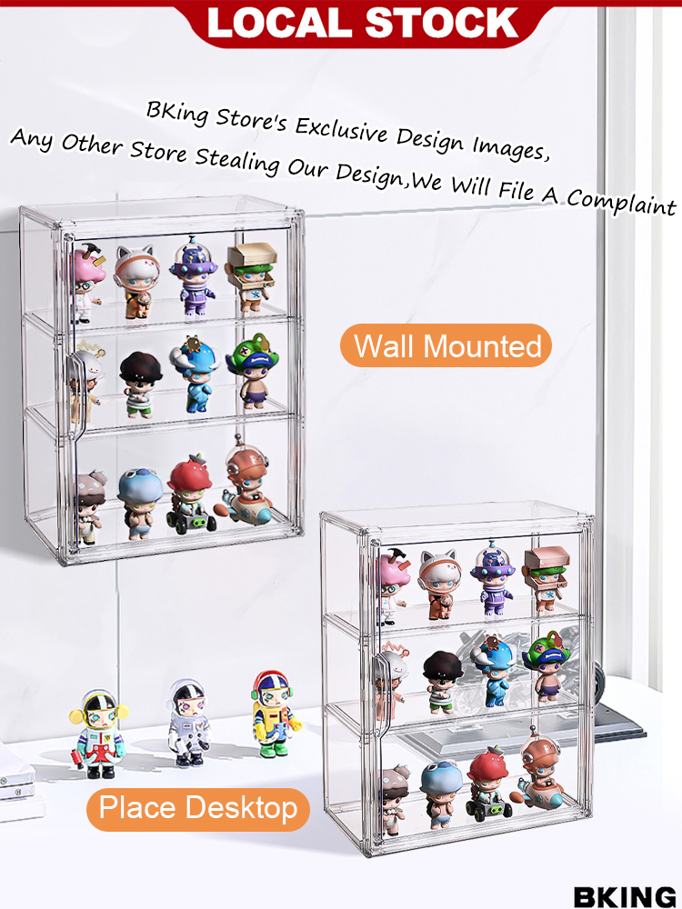 Acrylic Labubu Display Box Popmart Display Case Transparent Doll ...