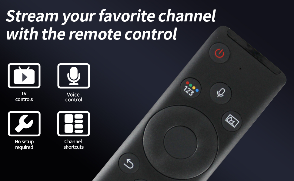 New Samsung TV Remote Control with Voice Function for Smart Curved ...