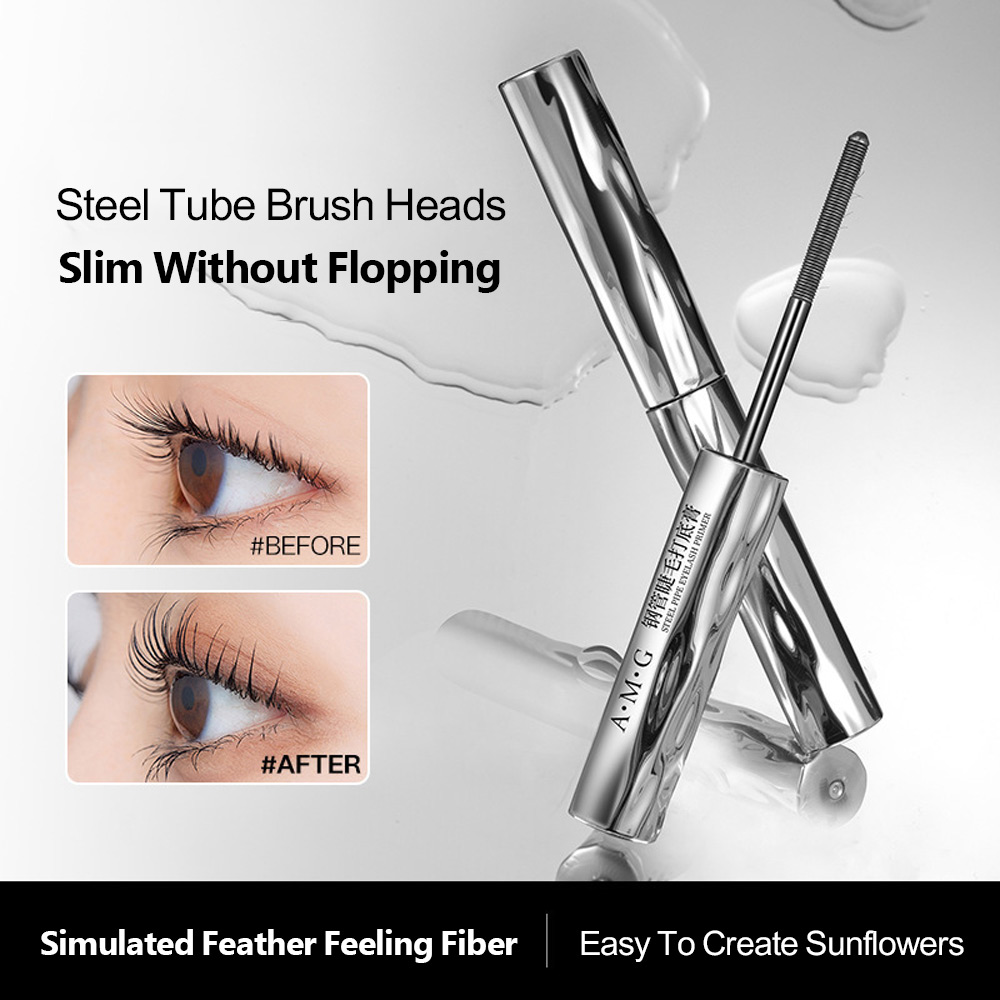 A.M.G Tubular Eyelash Base Mascara Holds Makeup Volume Waterproof ...