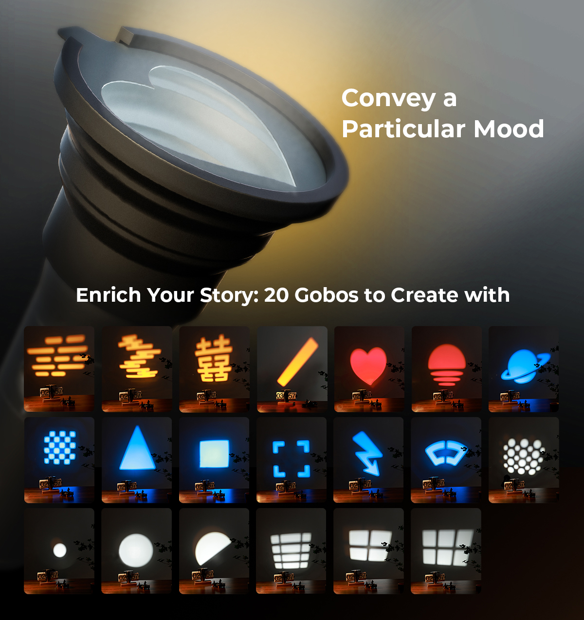 SmallRig RF 10C Mini Spotlight Portable Focusable LED Video Light for ...