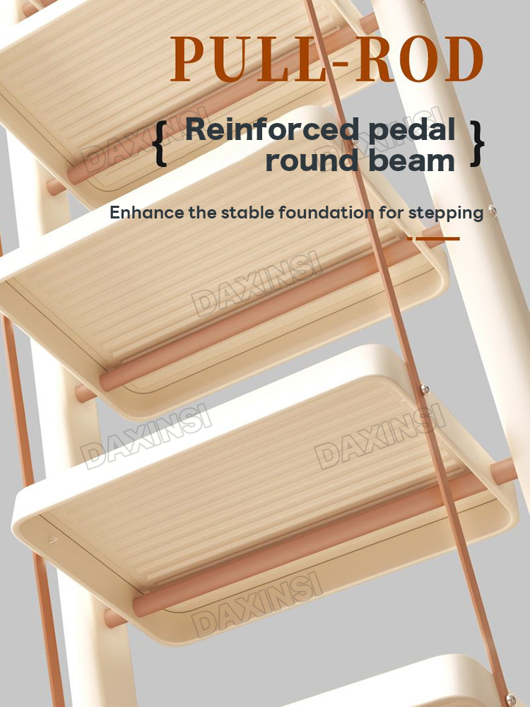 DAXINSI （SG STOCK) Foldable Ladder Step 3 4 5 6 Step Ladder 150kg ...