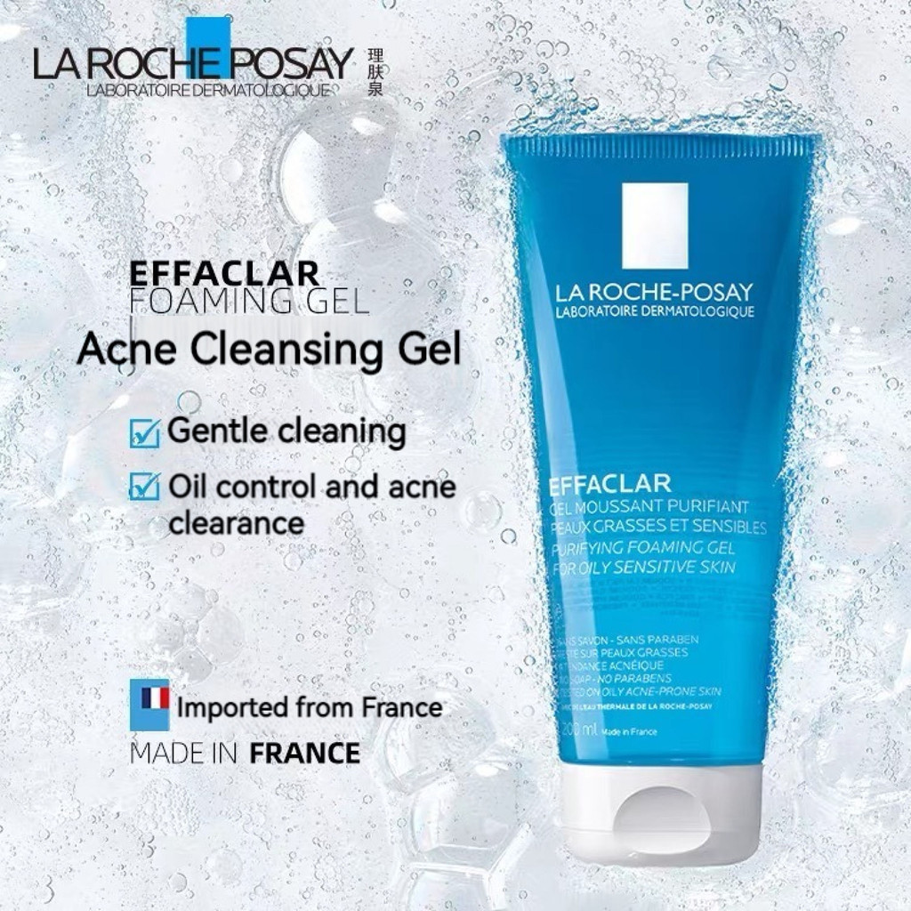 La Roche-Posay Effaclar Purifying Foaming Gel Cleanser for Oily Skin pH ...