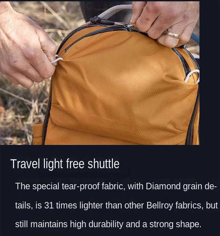 Bellroy 18L Australia Lite Ready Pack Lightweight Fan-Shaped Backpack ...
