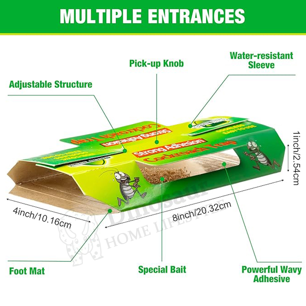🇸🇬 ReadyStock - 【1 Box = 10Pcs】Lizard Trap & Cockroach Trap with baits ...