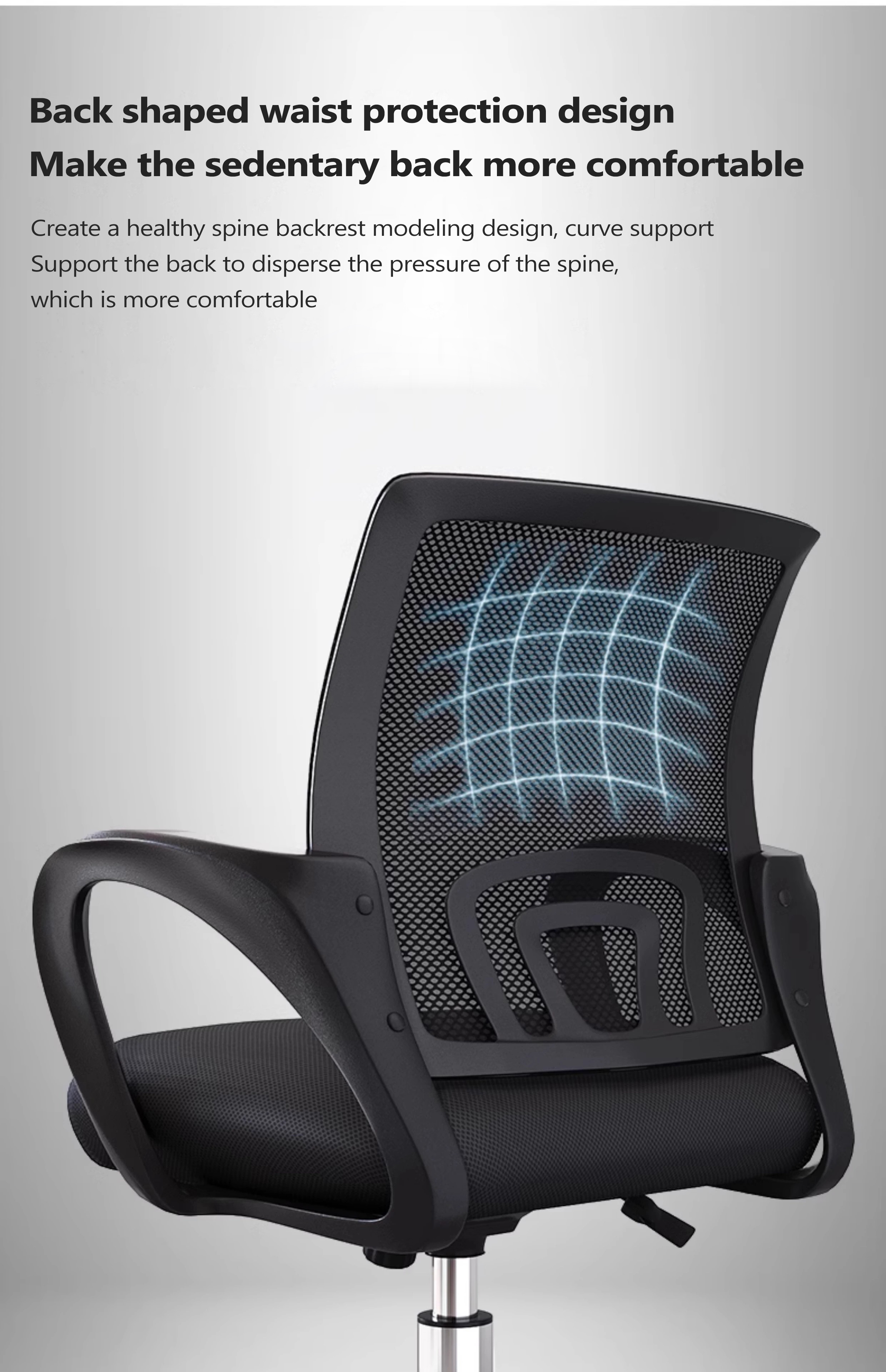 Ergonomic ergonomic learning chair with armrests Office chair mesh ...