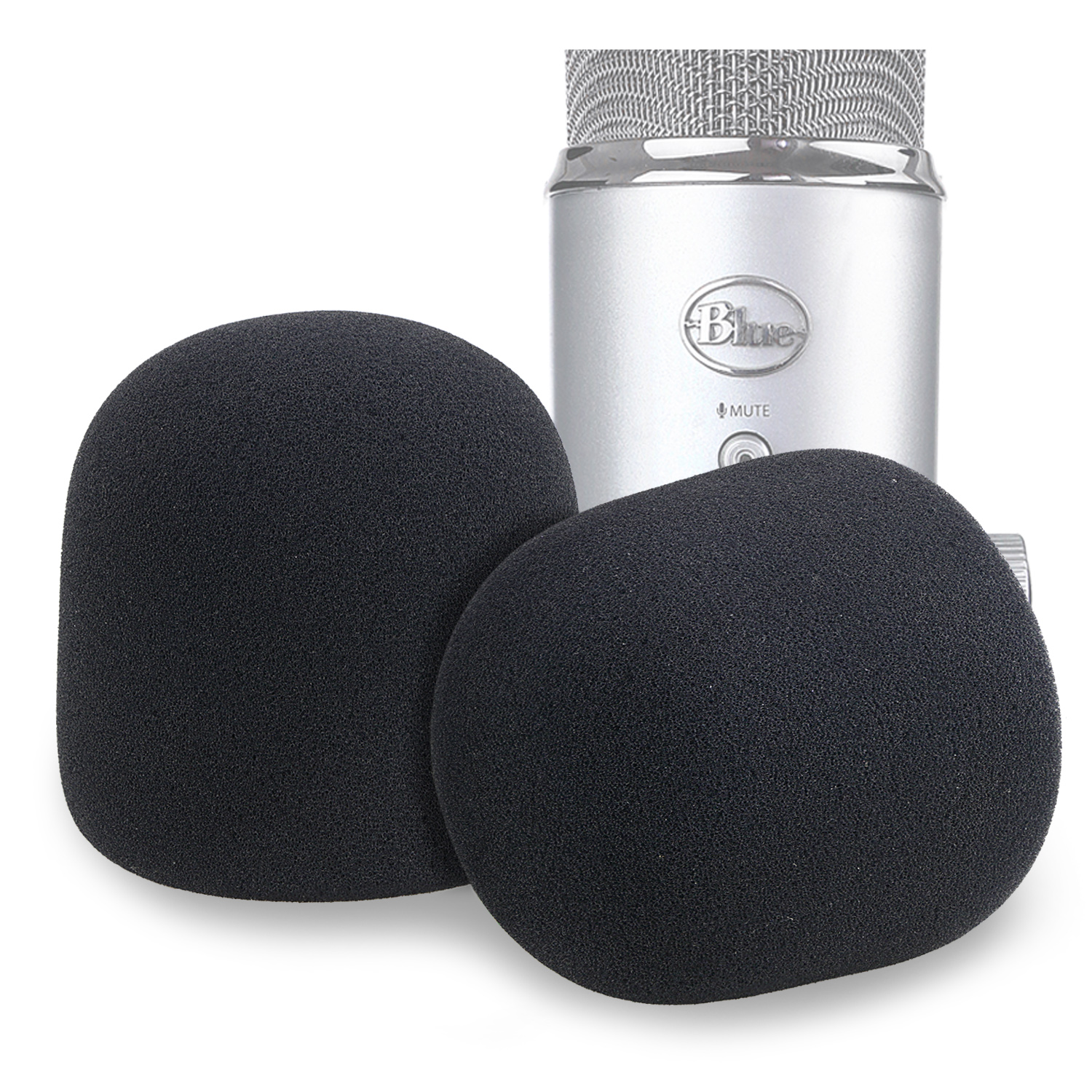 Windscreen for Blue Yeti - Large Size Foam Cover Microphone Pop Filter ...