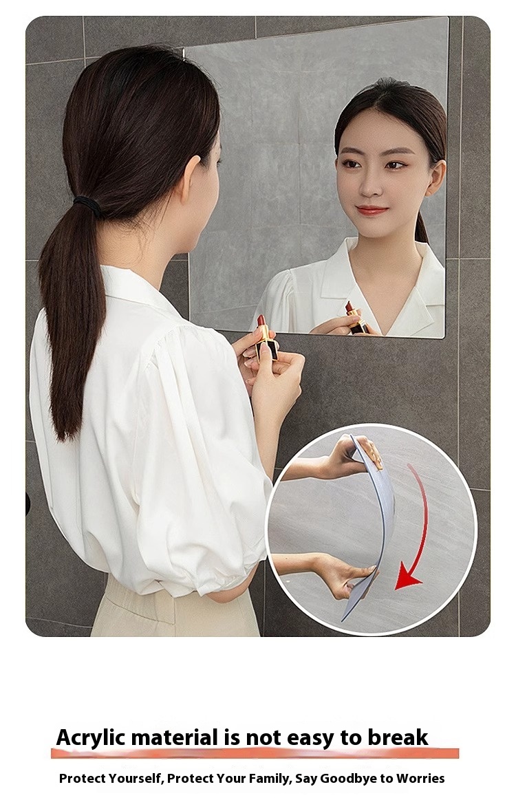 【SG Local Seller】Acrylic Mirror Soft Mirror Wall Stickers Adhesive self ...