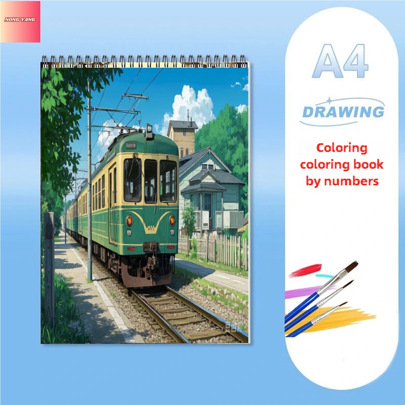 New Coloring by Numbers Book-Nong Yang-A4-21cm*29cm-drawing book ...