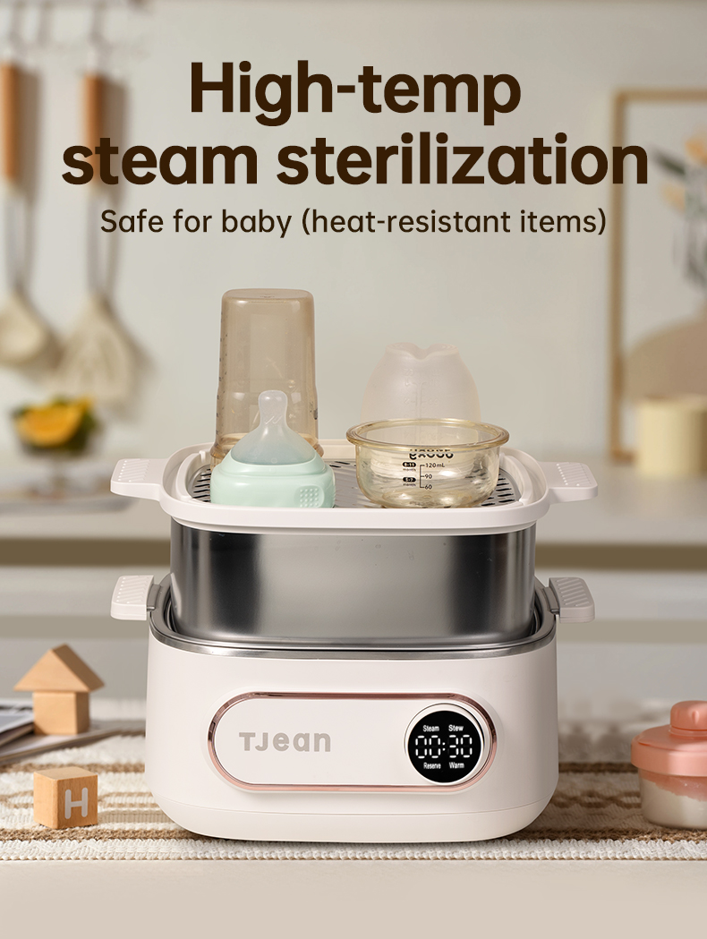 TJean multifunctional steamer with double-layer large capacity steamer ...