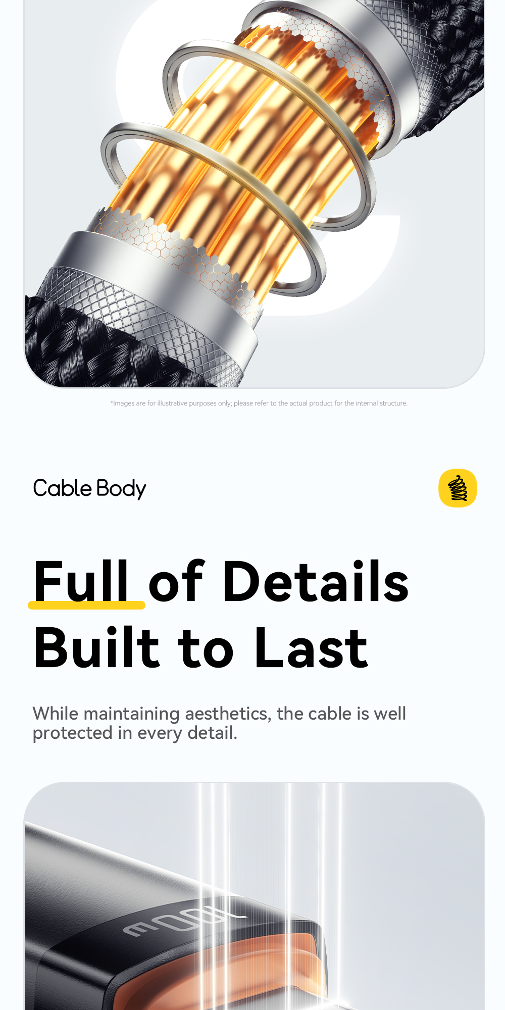 ESSAGER 60W/ 100W Type C Spring Charging Cable Type C to Type C Car ...