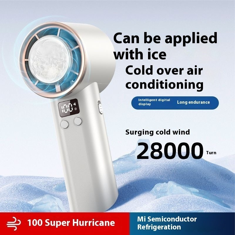 Mini Handheld Fan 100-Speed High speed Turbofan Portable Air Cooling ...