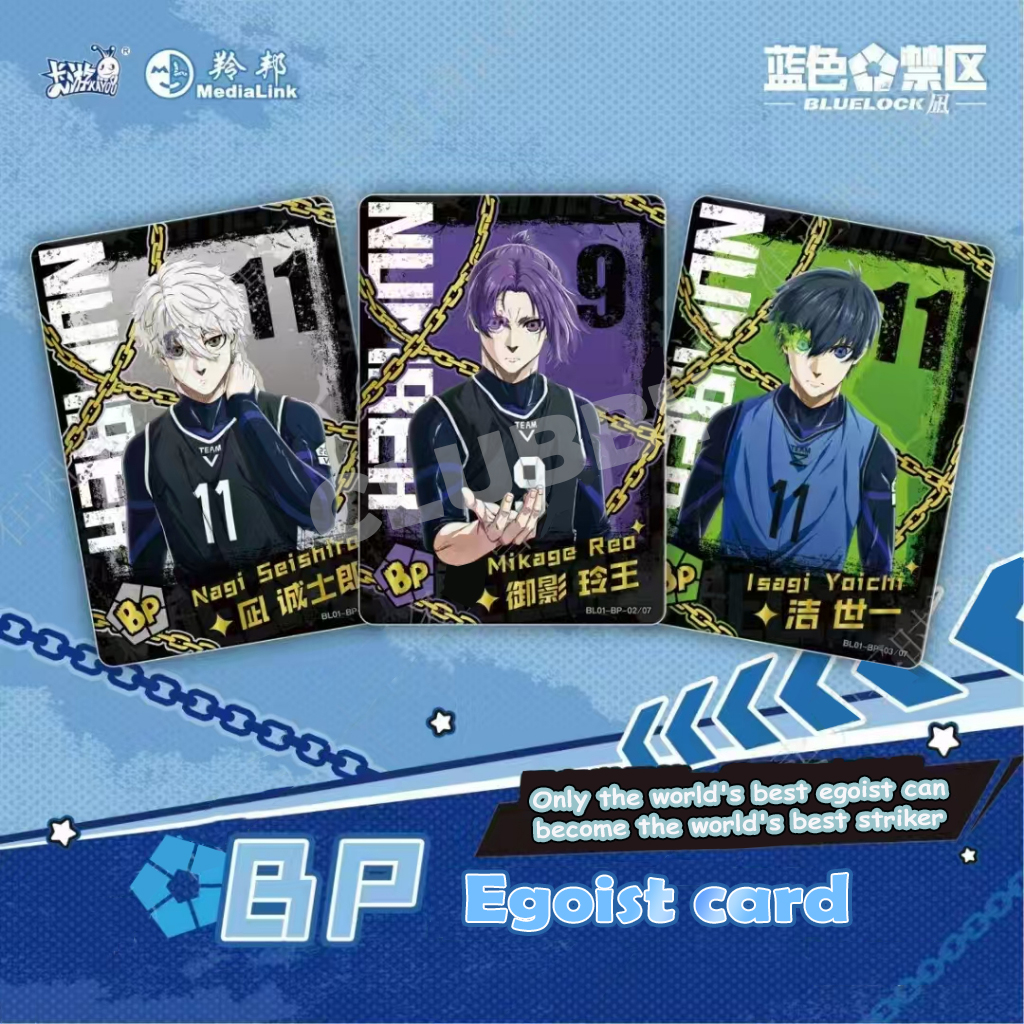 40 Kayou Blue Lock card nagi seishiro Yoichi Isagi Rare BP/MR TCG anime ...