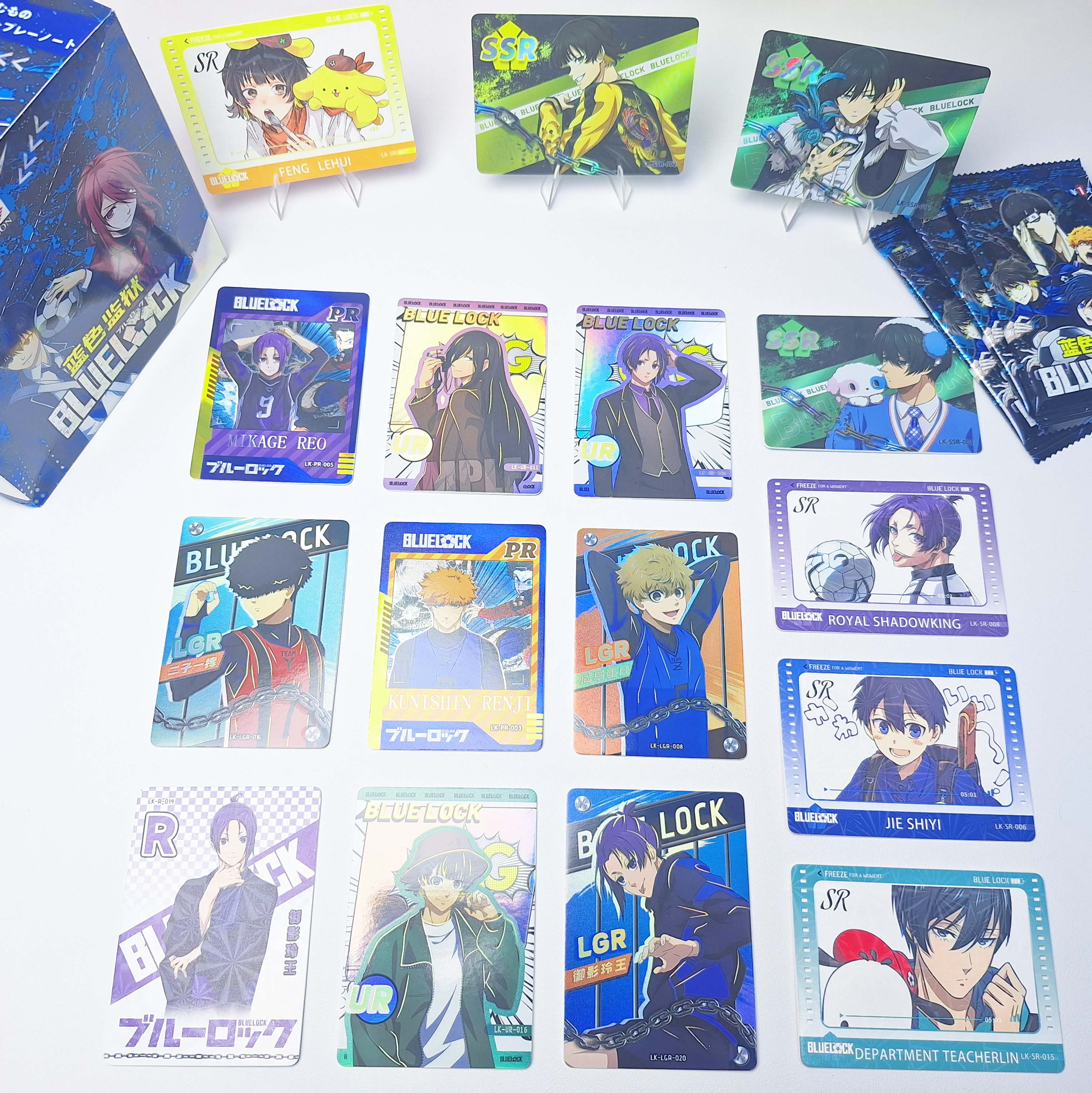 90 Blue Lock card nagi seishiro Yoichi lsagi Rare LGR/SSR Board game ...