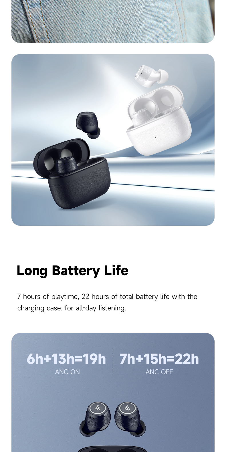 EDIFIER T30/X3 PRO True Wireless Bluetooth 5.4 Earbuds 24h/22h playtime ...