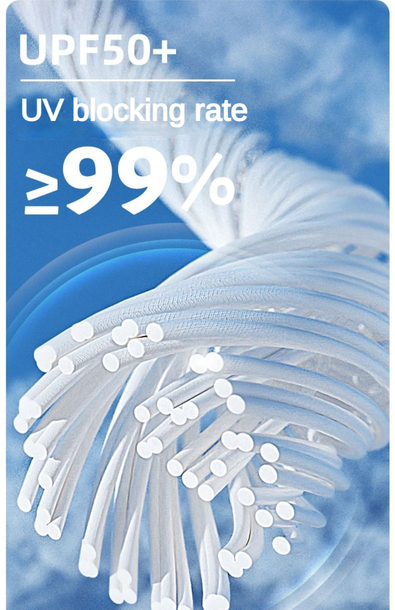 UPF 50+ UV Protection Sunscreen Mask for Women Breathable Ice Silk Full ...