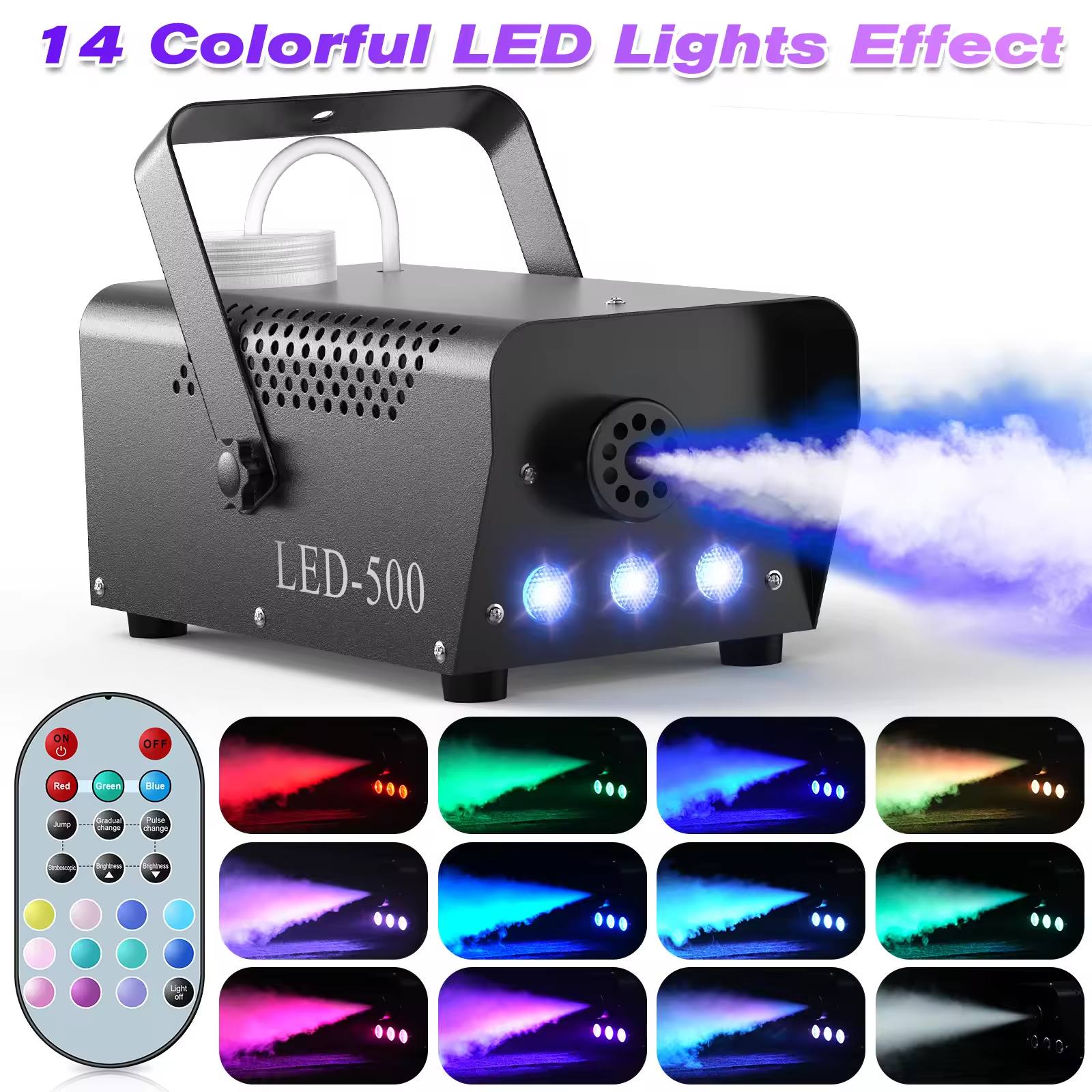 fog machine smoke machine RGB LED Fog Machine Stage Lighting Effect ...