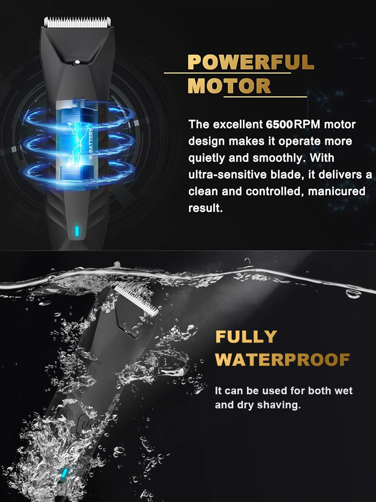 【SG】Groin Body Trimmer Beard Hair electric shaver for man Safe Ceramic ...