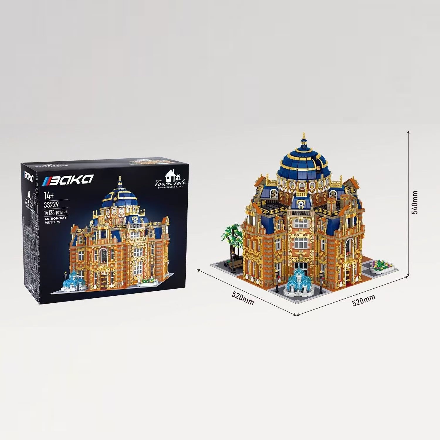 Greenwich Royal Observatory Building Blocks 14133 Pcs BAKA Architecture ...