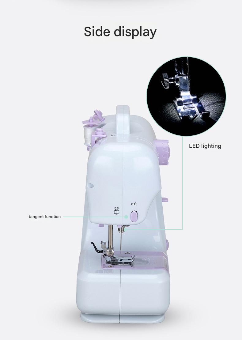 Mini Domestic Electric Portable Sewing Machine 12 Stitches ...