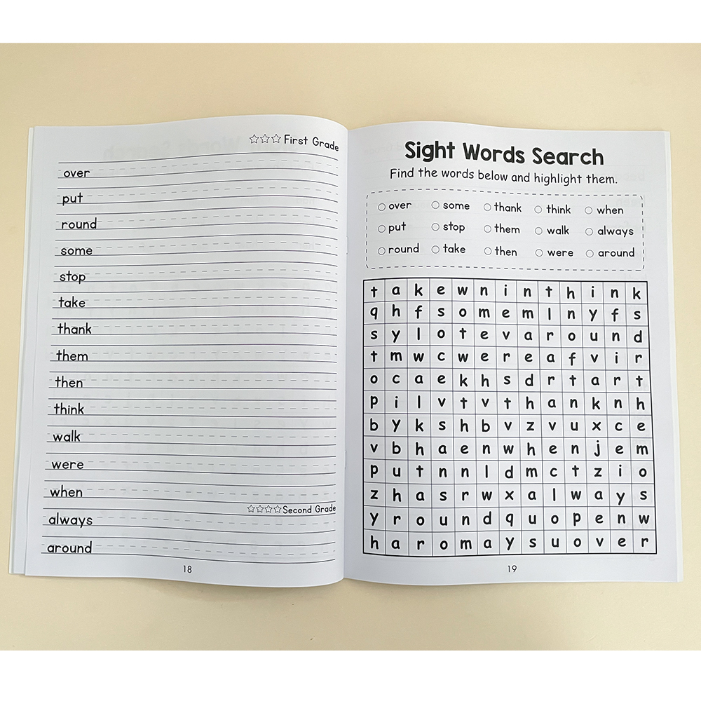 43 Pages Read and Find Phonics Search Educational English Workbook for ...