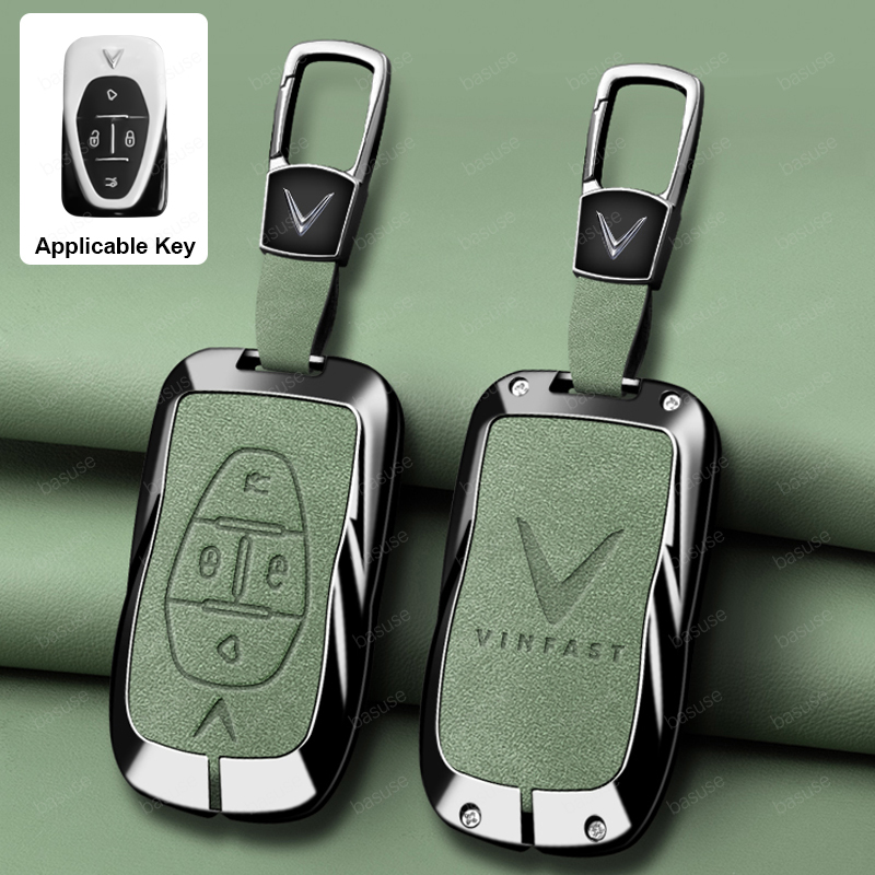 Leather key case Vinfast VF6 VF6S VF6 Plus VF7 VF8 VF9 new key model ...