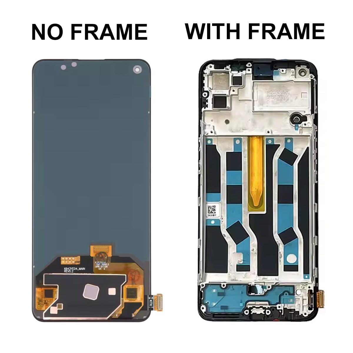 No Dead Pixel LCD For OPPO Reno5 4G Display Touch Screen Assembly With ...