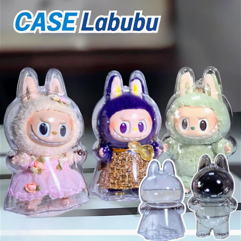 2pcs Labubu Transparent Protective Acrylic Case for V2 V1 Milan Coco ...
