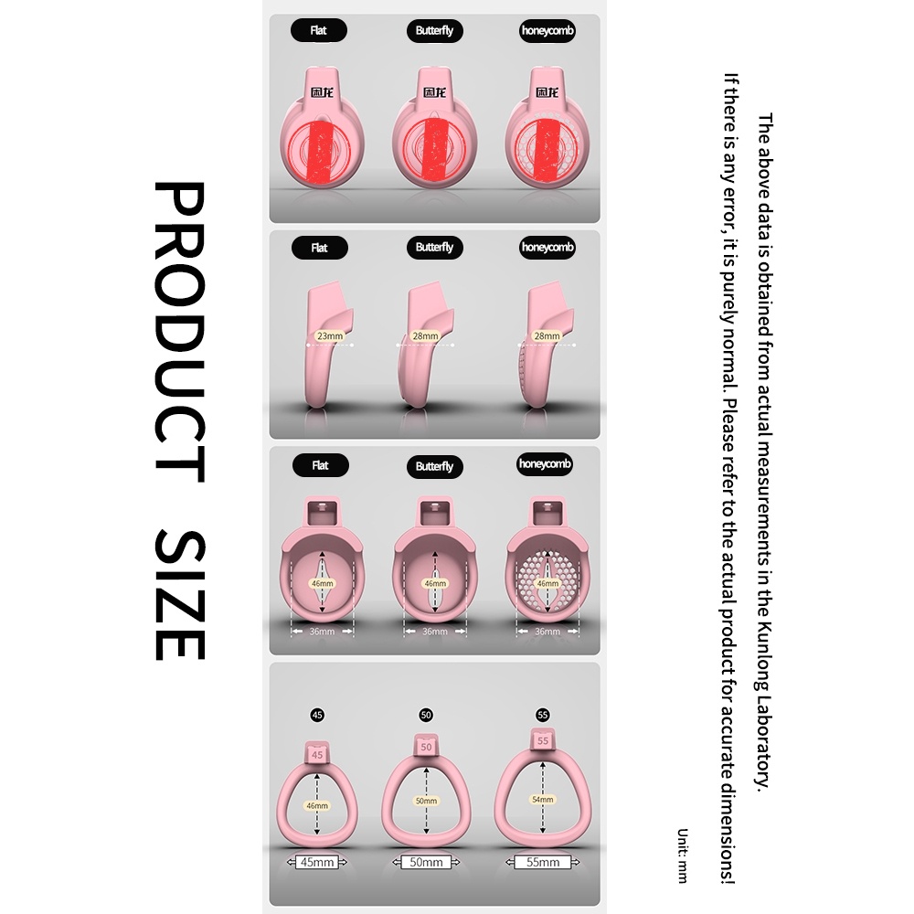 JEUSN Male Chastity Cage Lock Sissy femboy Cock Cage Device Sex Toys ...