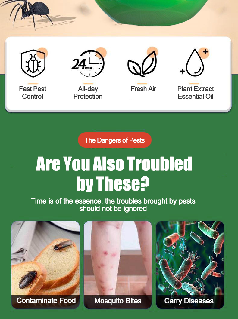 Mosquito Repellent box gel household Natural Plant-based Insects Killer ...