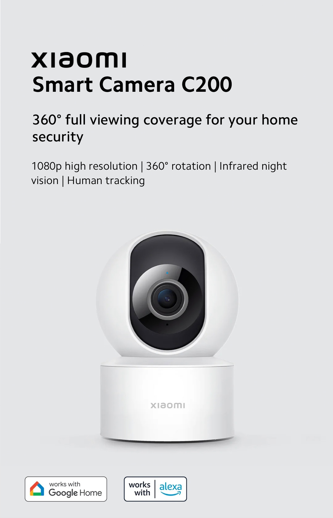 Xiaomi Mi Smart Camera C200 1080P Resolution Two-way Call Global ...