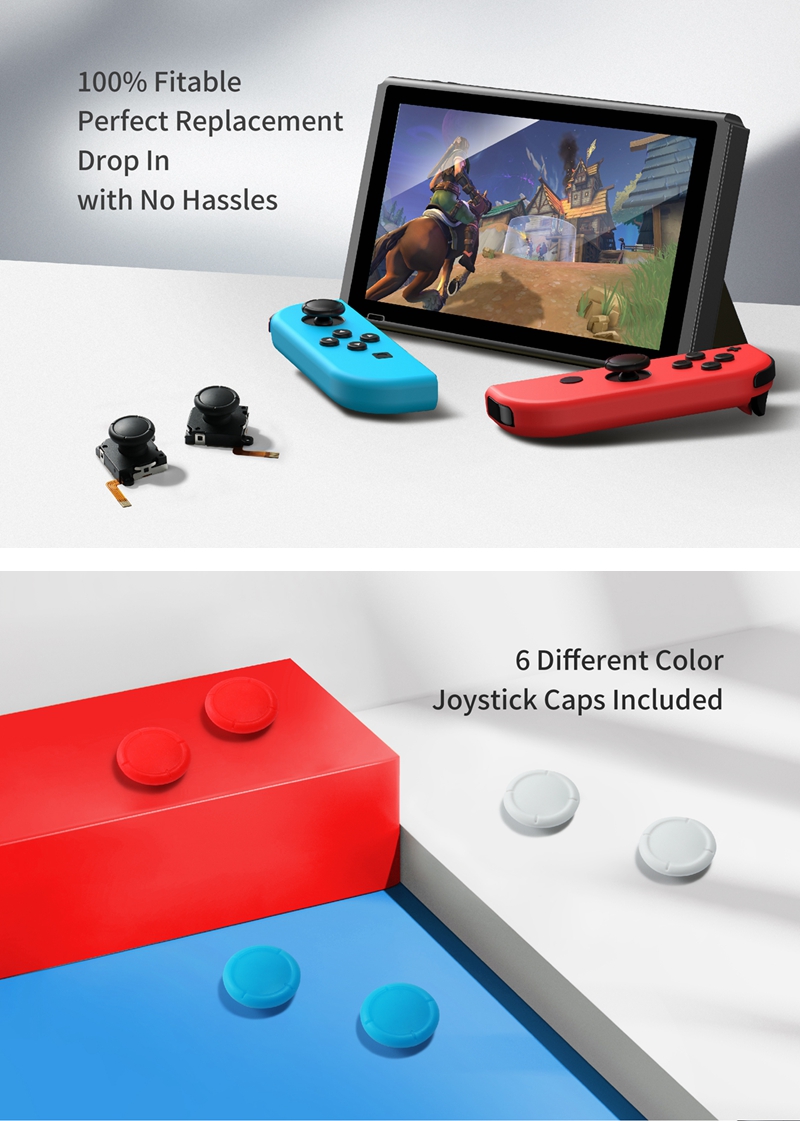 GuliKit TMR Joystick for Joy-Con Nintendo Switch 2/Switch OLED/Switch ...