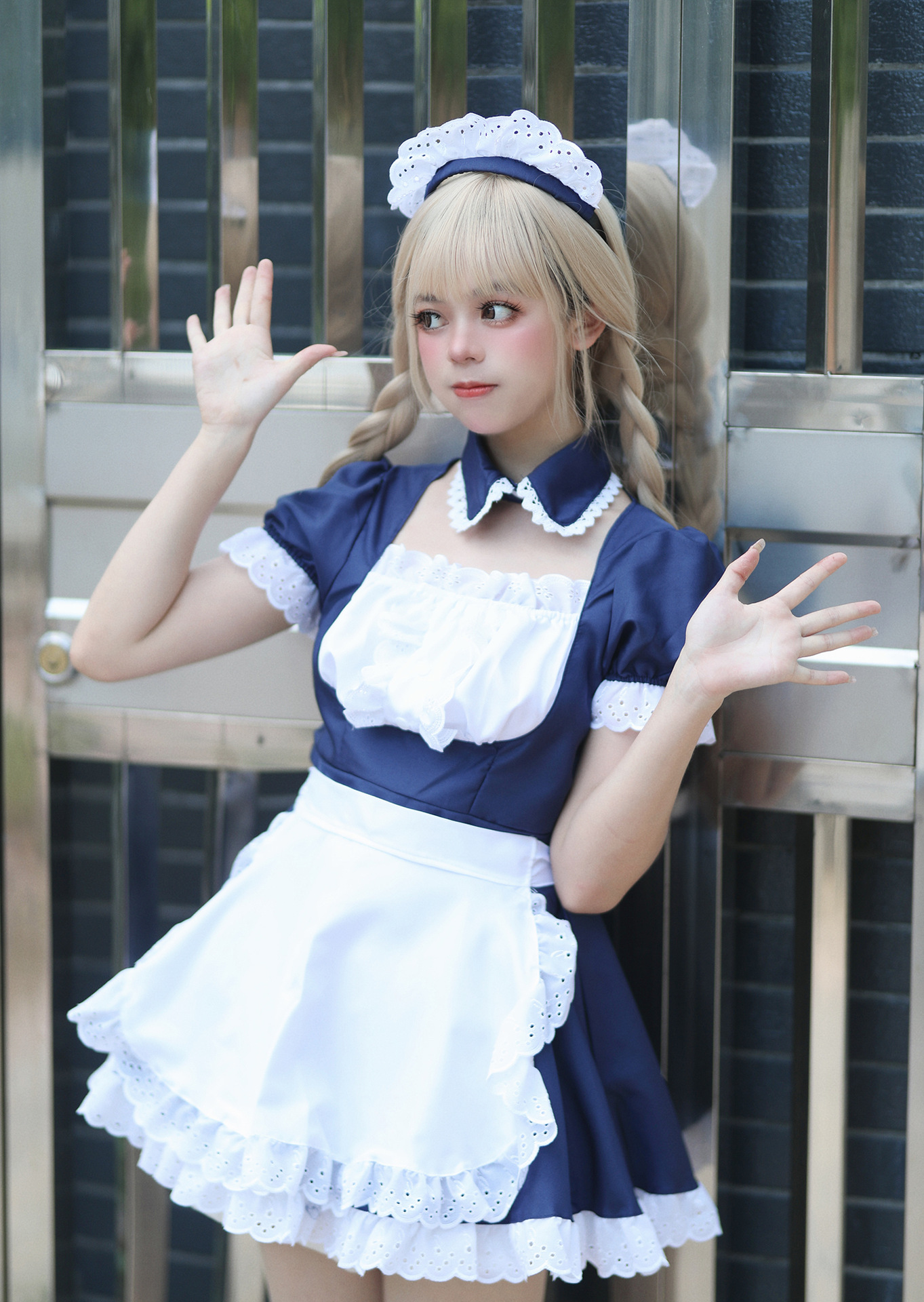 M-5xl Original Akihabara Japanese Cute Maid Costume Classic Maid ...