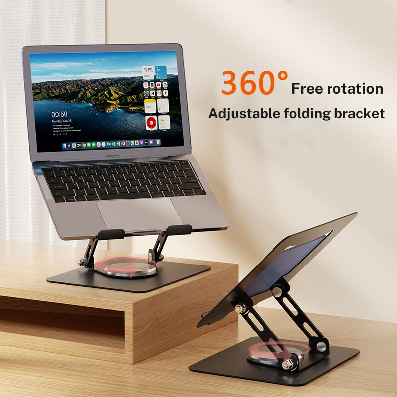 [SG Stock] 360°Rotating Laptop Stand Notebook Stand Foldable Laptop ...