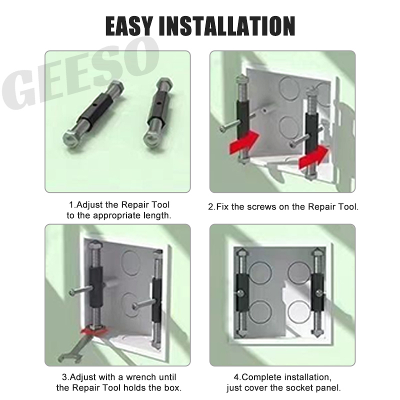 GEESO 10Pcs Switch Socket Cassette Screws Repair Tool 86 Type Repairer ...