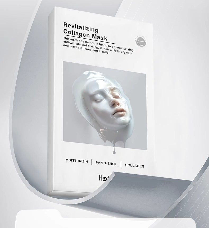 HEXKIN Revitalizing Collagen Mask (23g*5ea) 1 box/panthenol ...