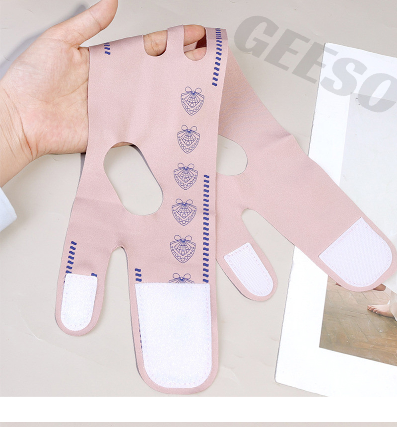GEESO Double Deck Facial Slimming Bandage Breathable V Face Band Face ...