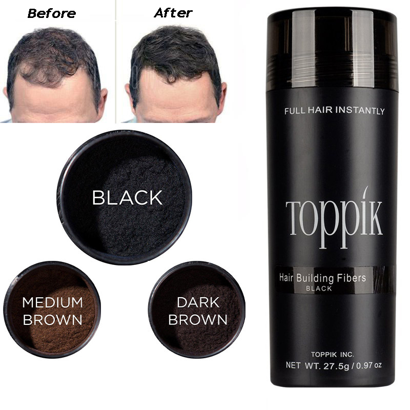 Toppik Keratin Hair Building Fibers Powder Toppík Thickening Spray Hair ...
