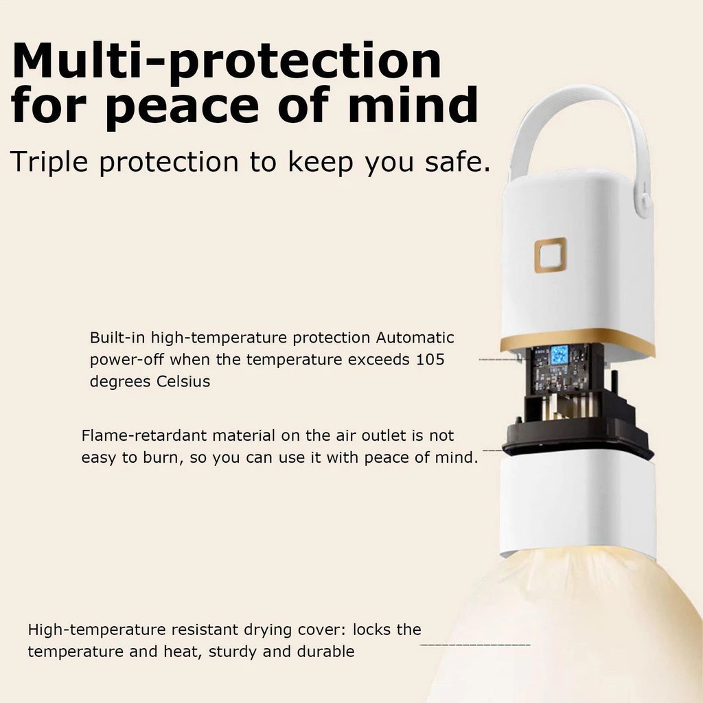 [SG Stock] Clothes Dryer Machine Mini Portable Laundry Drying Machine ...